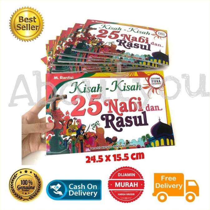 Jual Buku Cerita Anak Kisah 25 Nabi Dan Rasul Teladan Bacaan Lengkap Warna 89 | Shopee Indonesia