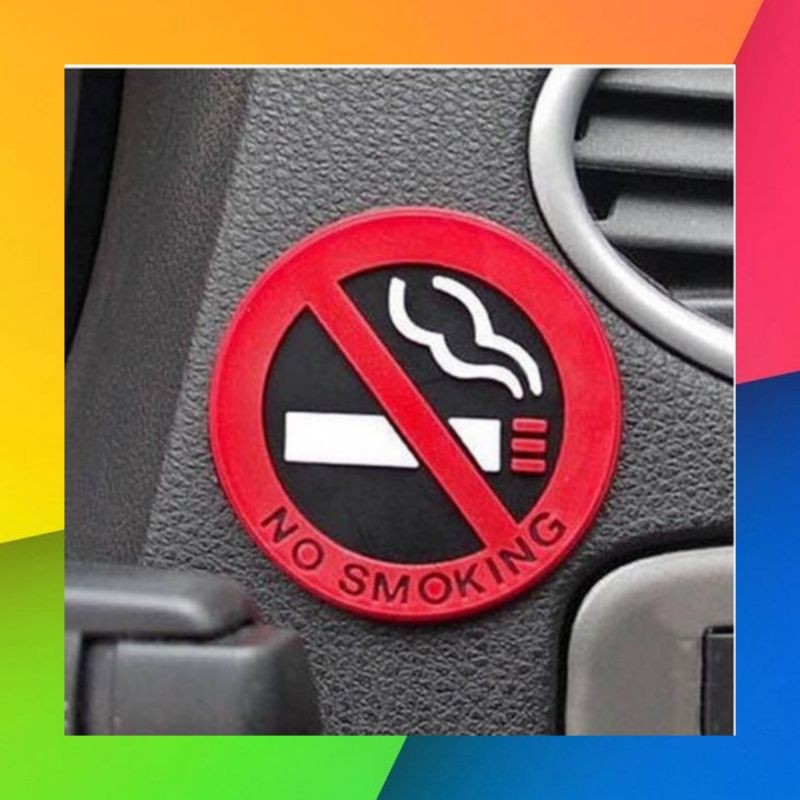 Jual Sticker No Smoking Stiker Rokok Mobil Rumah Kantor | Shopee Indonesia