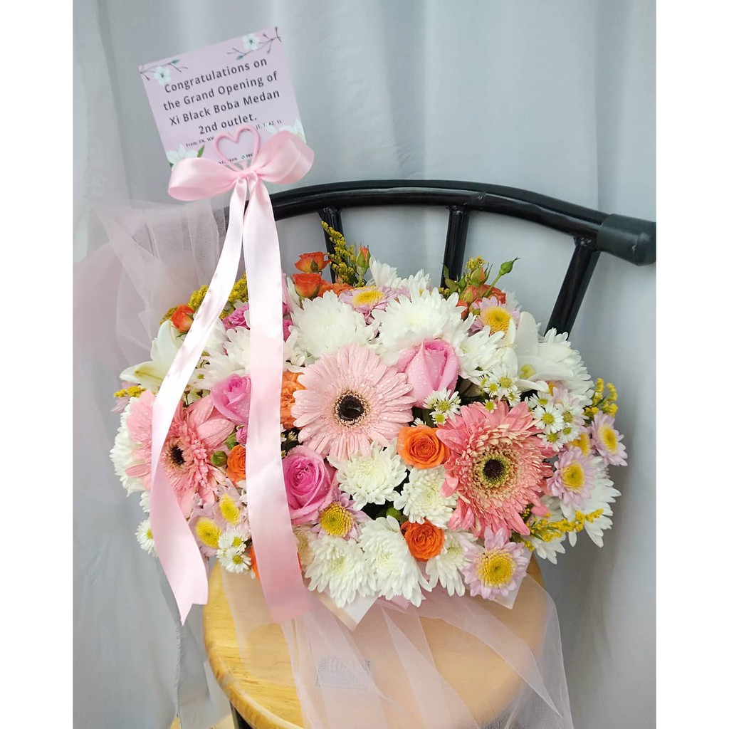Jual flower medan bunga meja ucapan selamat medan bunga grand opening ...