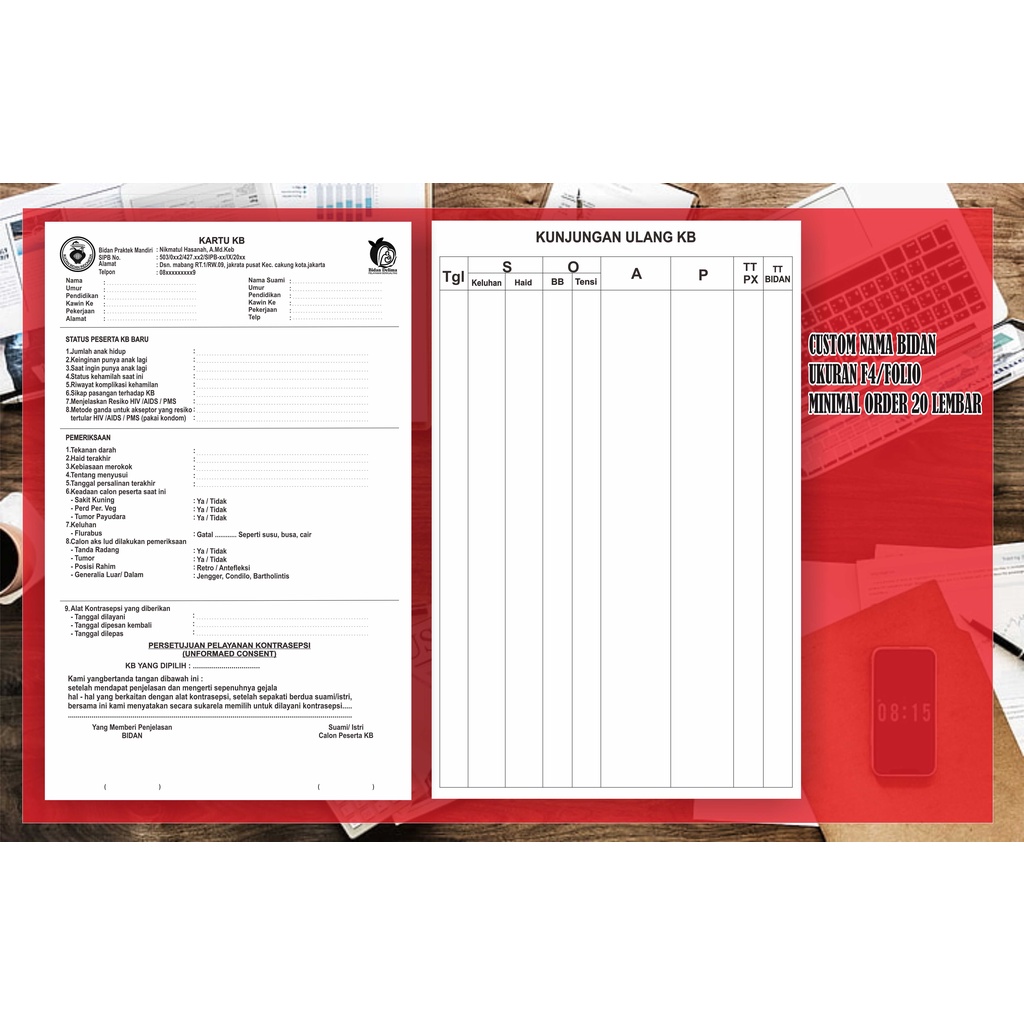 Jual Kartu Kb terbaru 2023 Buku Visitasi Ibu Bidan | Shopee Indonesia