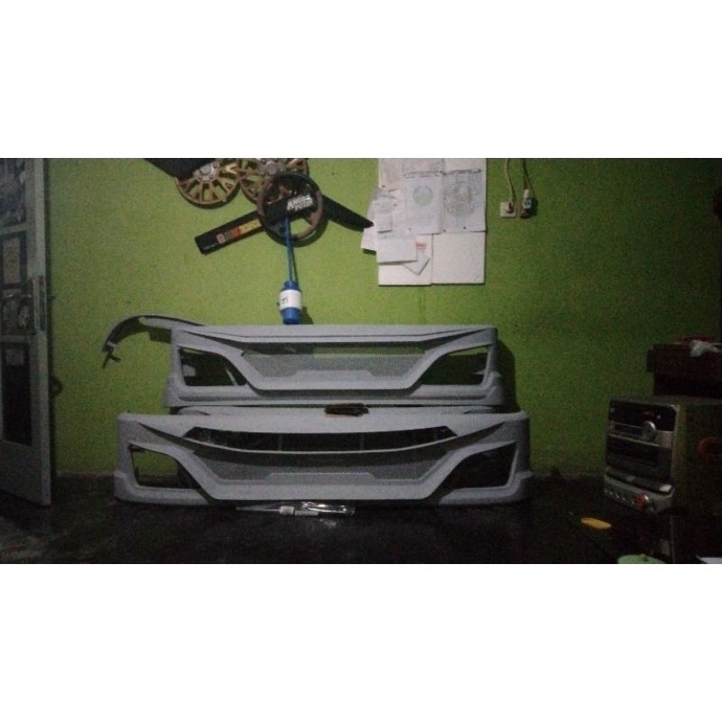 Jual BEMPER TRUCK CANTER HDL JETBUS M18 Lmpu+winglet | Shopee Indonesia