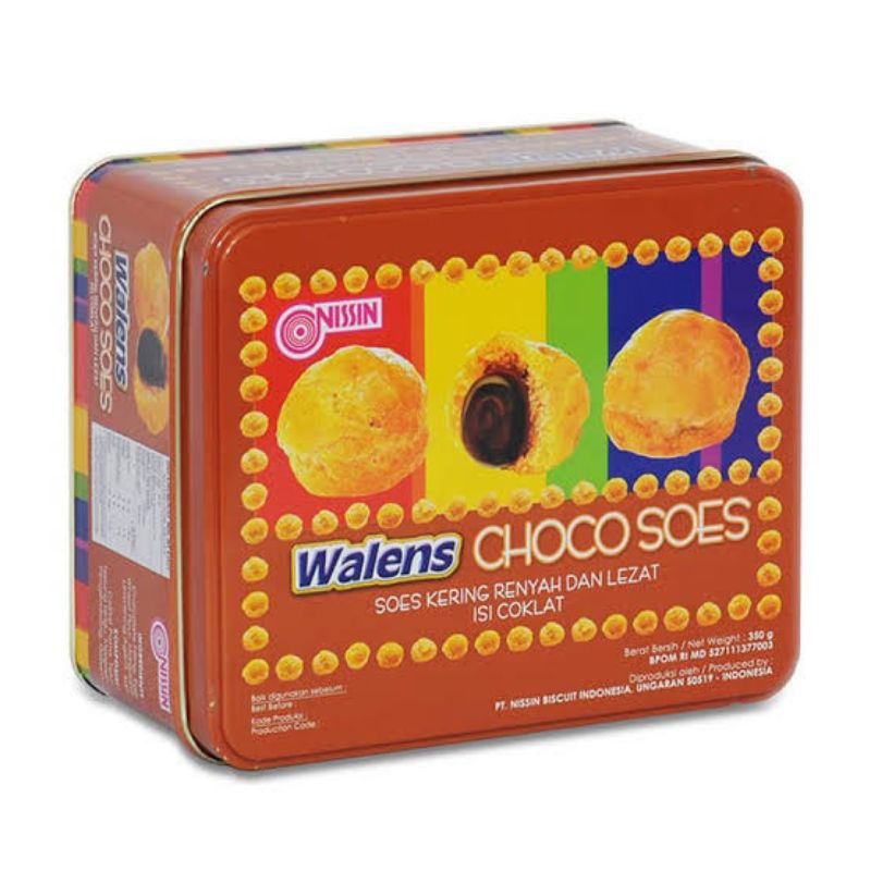 Jual wallens choco soes Nissin 350gr kemasan kaleng | Shopee Indonesia