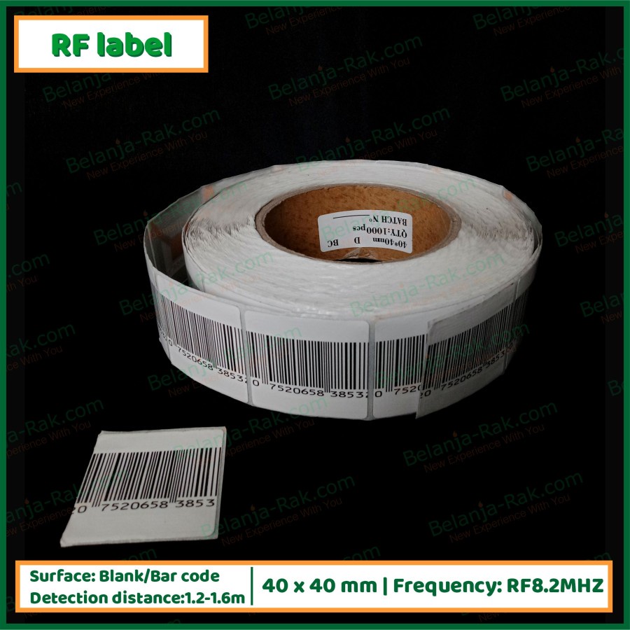 Jual RF Label | Label Barcode Pengaman Barang | Shopee Indonesia