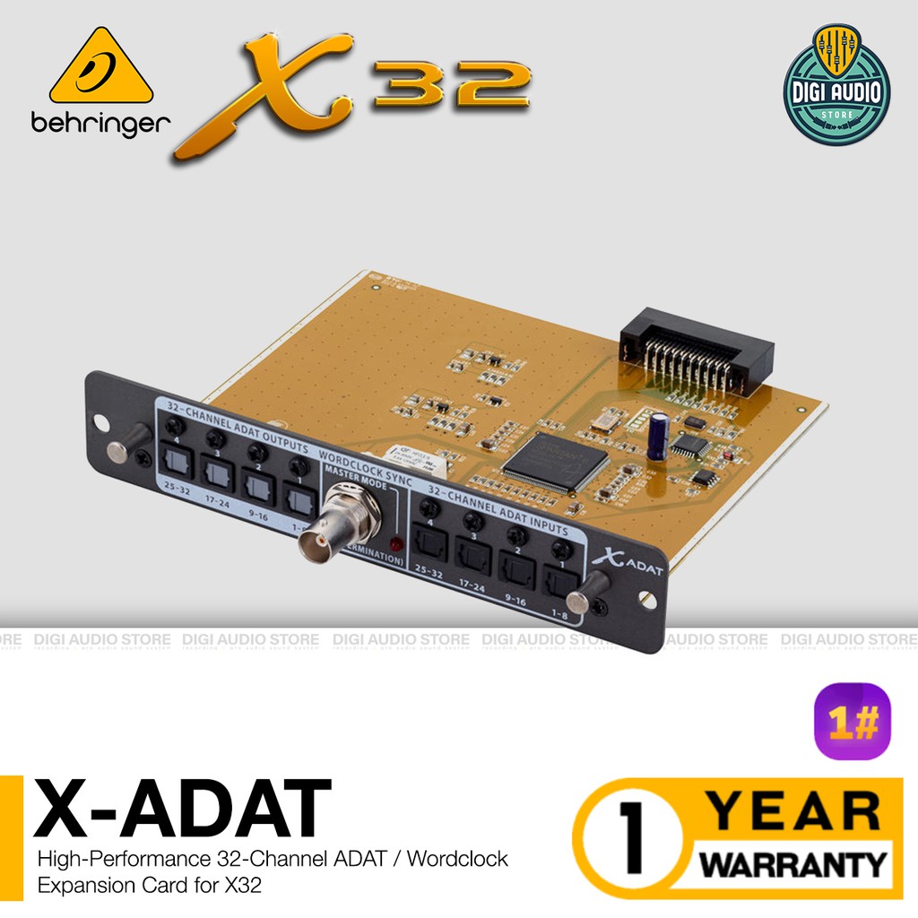 Jual Behringer X-ADAT 32 Channel ADAT Wordclock Card for Mixer Digital X32 | Shopee Indonesia