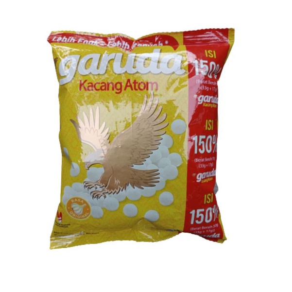 Jual Garuda Kacang Atom Original 33gr + Ekstra 17gr 2000 Pilus | Shopee ...