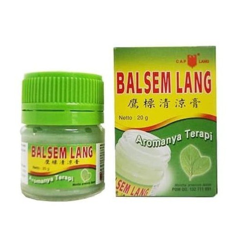 Jual BALSAM LANG HIJAU BALSEM LANG HIJAU OLES MASUK ANGIN PUSING NYERI ...