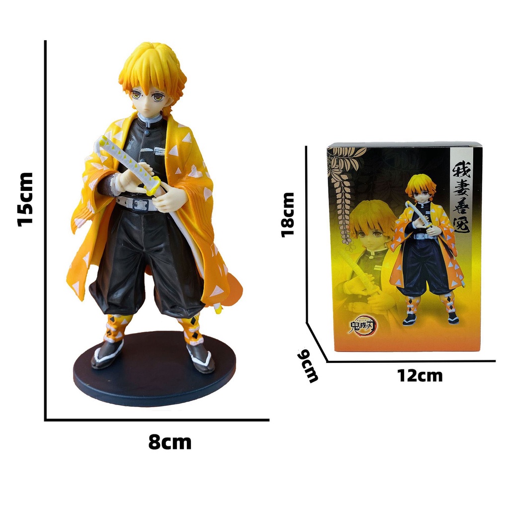 Jual action figure koleksi demon slayer 65 KNY zenitsu kamado tanjrio ...
