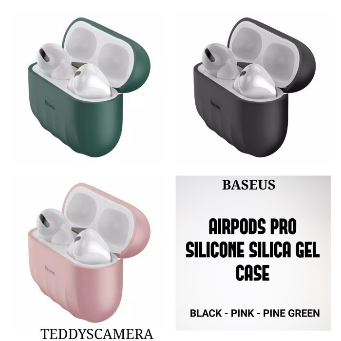 Jual BASEUS AIRPODS PRO SILICONE CASE SILICA GEL PREMIUM SHELL PATTERN ...