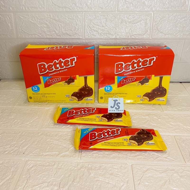 Jual BETTER SANDWICH BISCUIT (1 Box / 12 pcs) | Shopee Indonesia