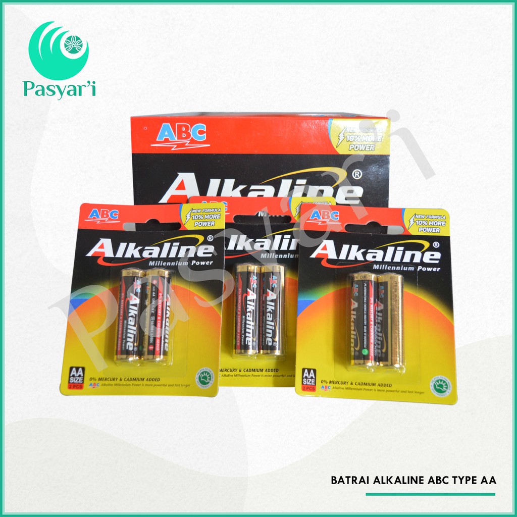 Jual Batrai Alkaline ABC type AA battery | Shopee Indonesia