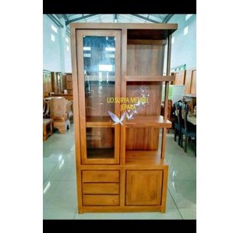 Jual Lemari pajangan almari hias bufet bupet pajangan model minimalis ...