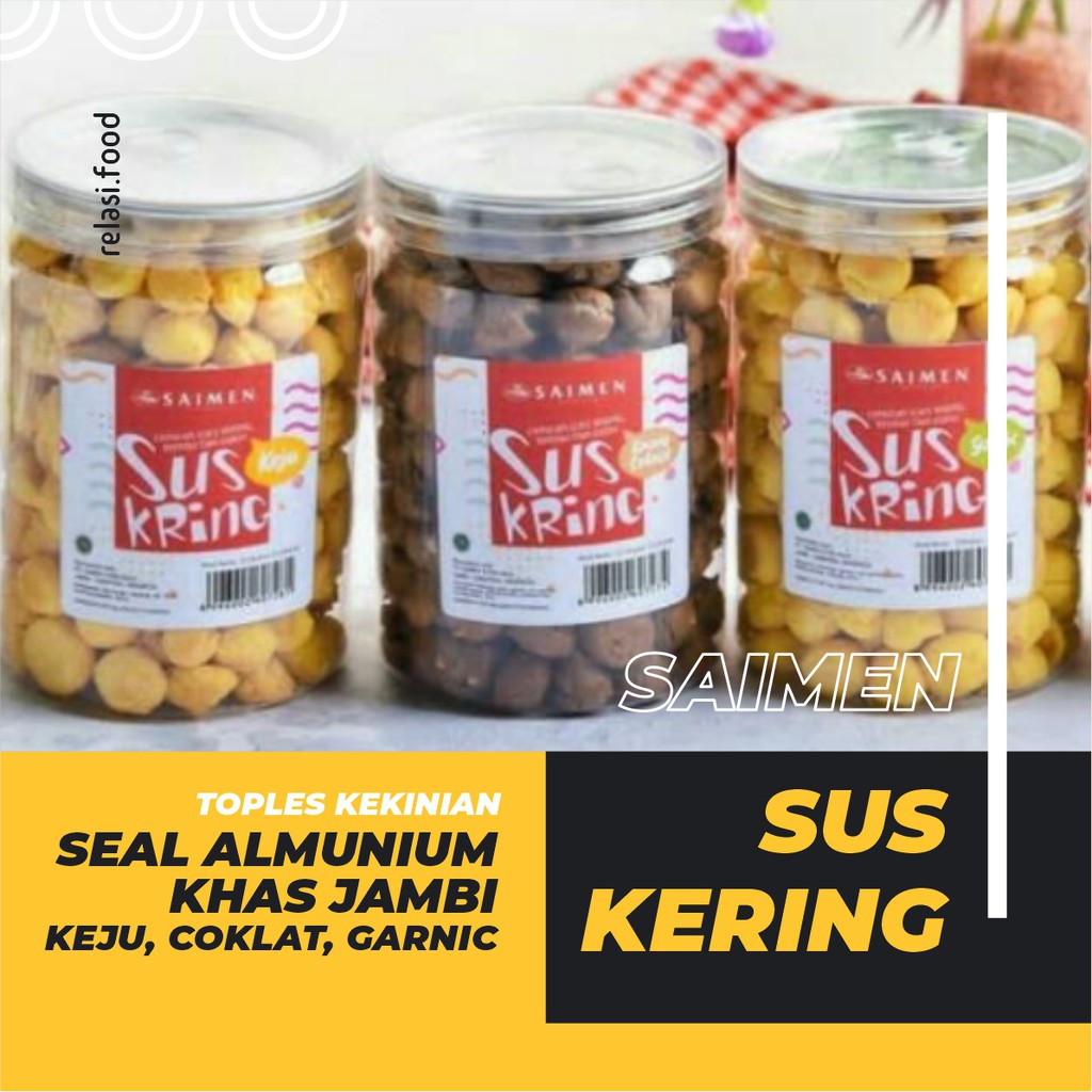 Jual KUE KERING SUS KRING SAIMEN [Toples Kekinian] | Shopee Indonesia