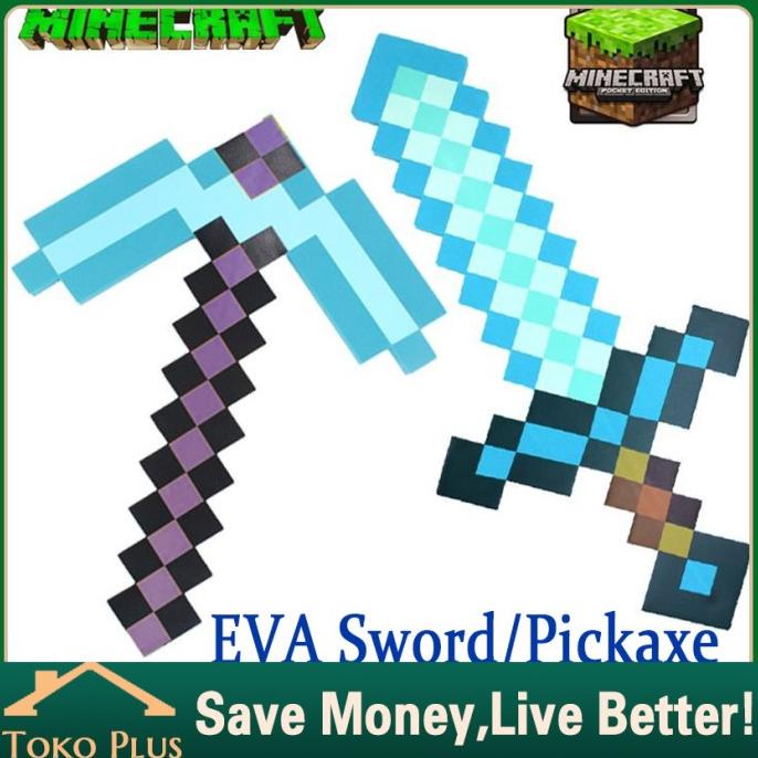 Jual best produk] Mainan Pedang Minecraft sword bahan eva mine craft ...