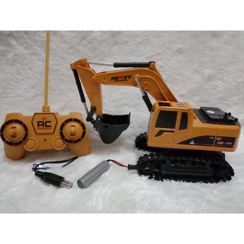 Jual Mainan RC Excavator Truk Beko Keruk 6ch Remote Control | Shopee ...