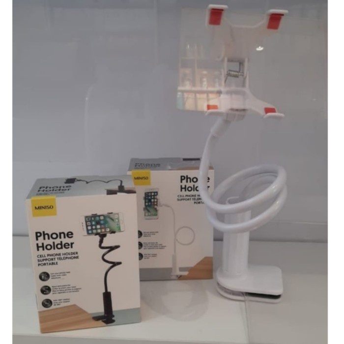 Jual Miniso Cell Phone Holder Penyangga Handphone - Putih | Shopee ...