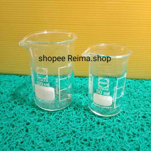 Jual Gelas beaker Duran tall form 50ml,100ml | Shopee Indonesia