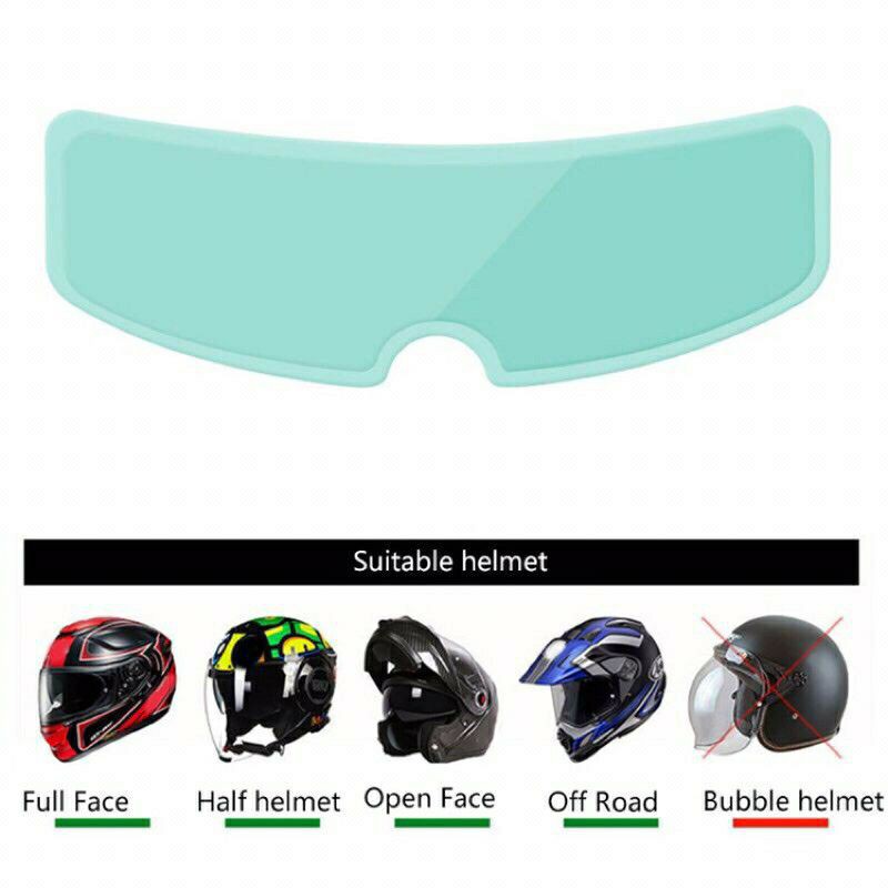 Jual Sticker Kaca Helm (Anti Fog, Water Repellent , Water Resistance ...