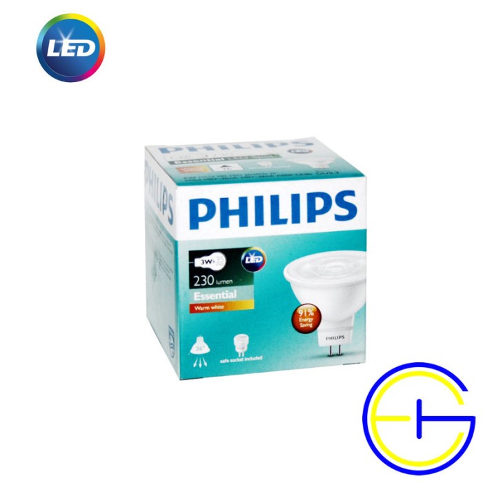 Jual Essential Led 3 35w Mr16 36d So 3w 100 240v Philips Shopee