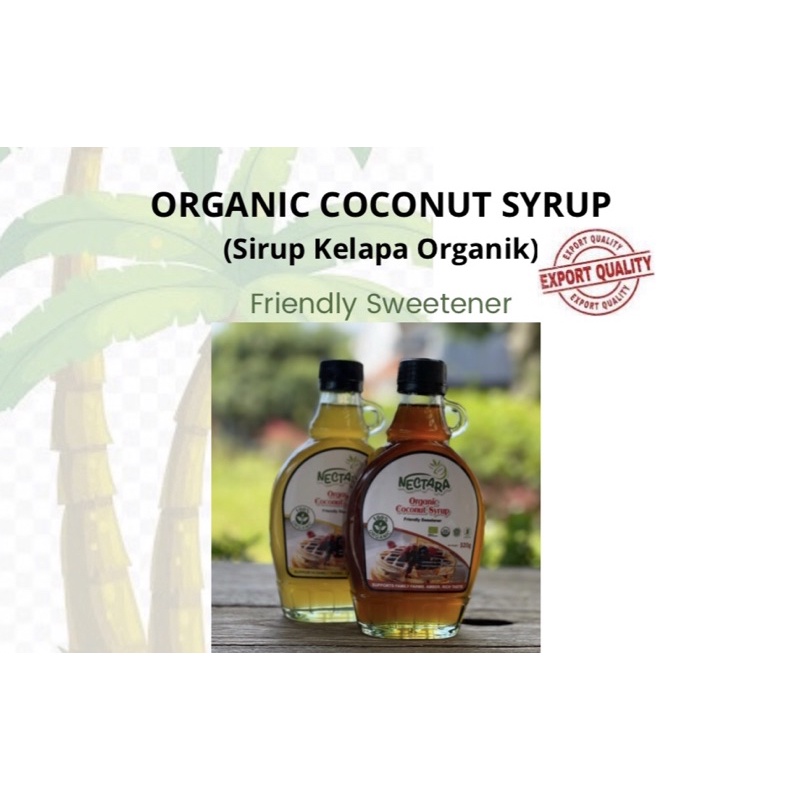 Jual Organic Coconut Syrup nectara maple syrup lokal organik 235 ml ...