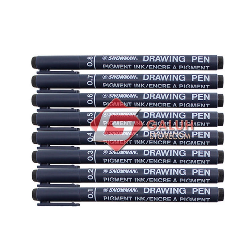 Jual Snowman Pulpen Drawing Pen | Shopee Indonesia