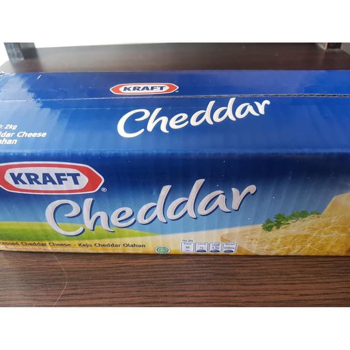Jual KEJU KRAFT CHEDDAR BATANG 2 KG | Shopee Indonesia