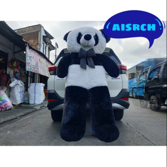 Jual Boneka panda beruang teddy bear panda jumbo besar 1,5m cod SNI ...