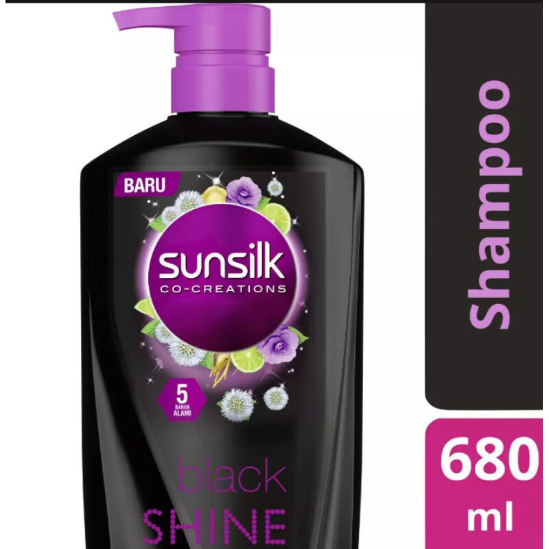 Jual Sunsilk shampo black & shine 680ml FREE KOPI HITAM KAPAL API ...