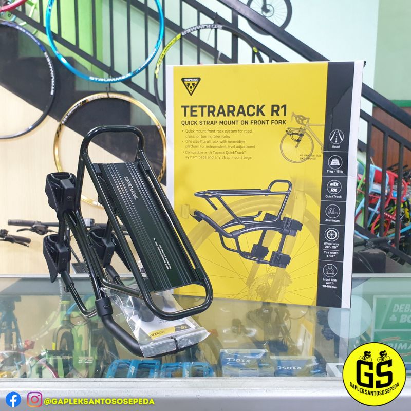 Jual Carrier Sepeda Depan Bike Carrier Tetrarack R1 Front Road Topeak ...