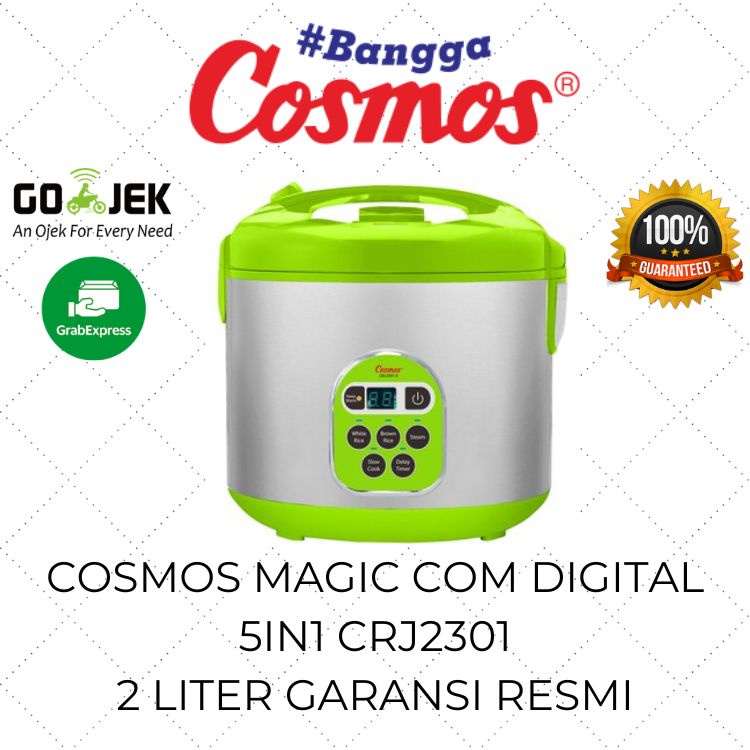 Jual Cosmos Magic Com 5in1 Digital 2 Liter CRJ 2301D / Rice Cooker ...