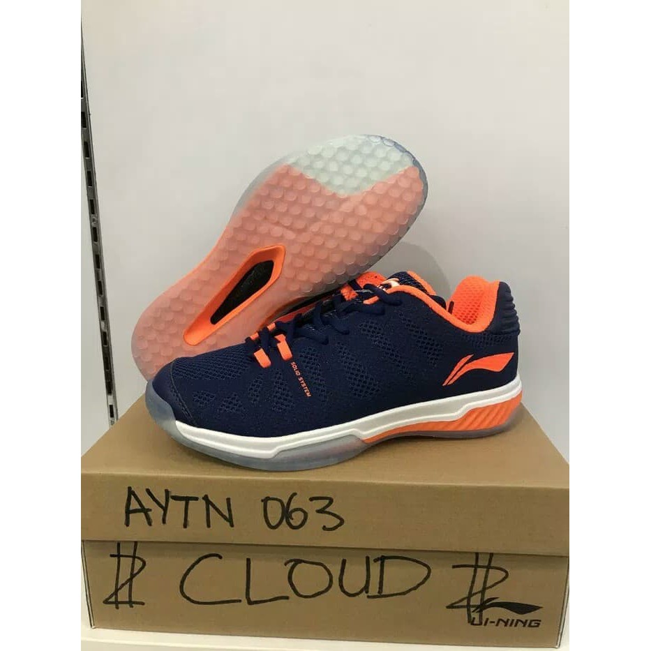 Jual sepatu badminton lining cloud navy original | Shopee Indonesia