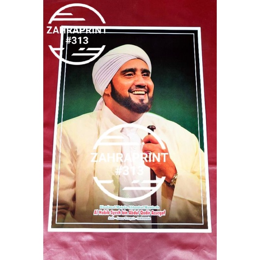 Jual Poster Habaib Photo Foto Al Habib Syech bin Abdul Qodir Assegaf | 51x71 | Laminating A3 ...