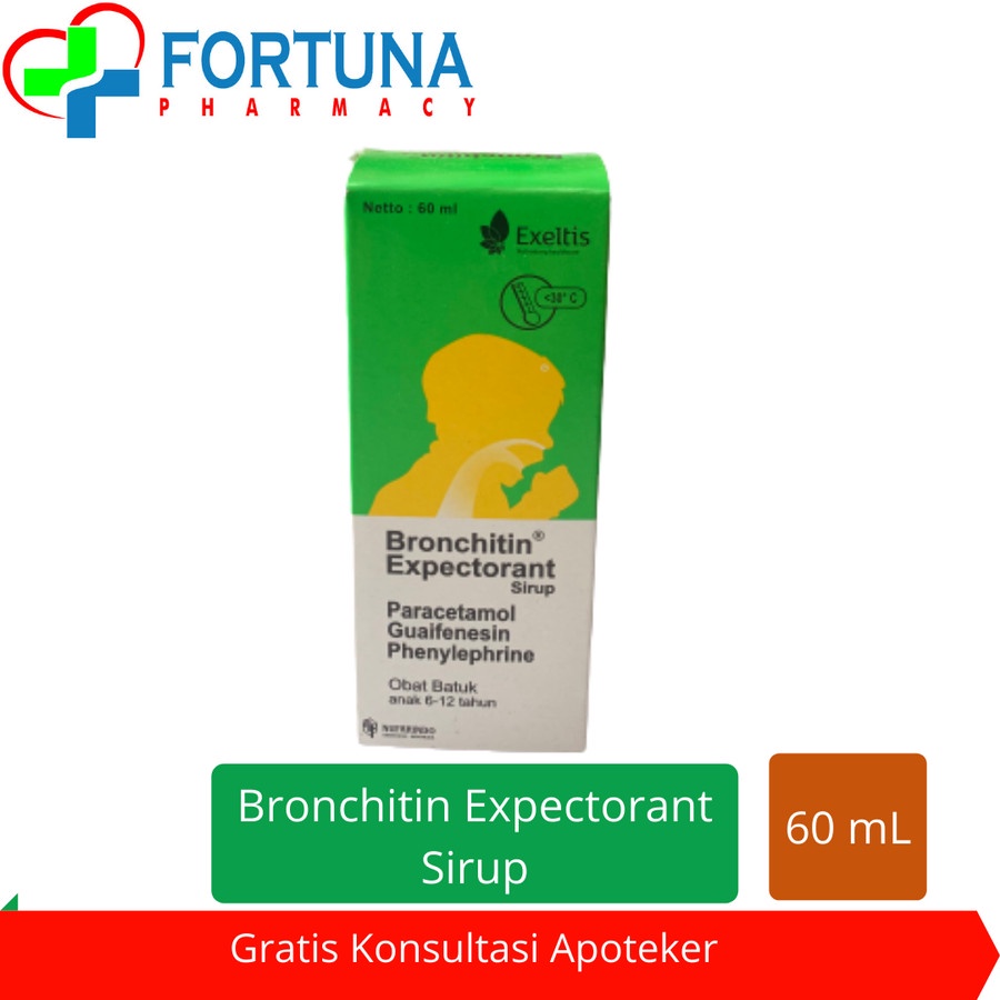 Jual Bronchitin Expectorant sirup 60 mL | Shopee Indonesia