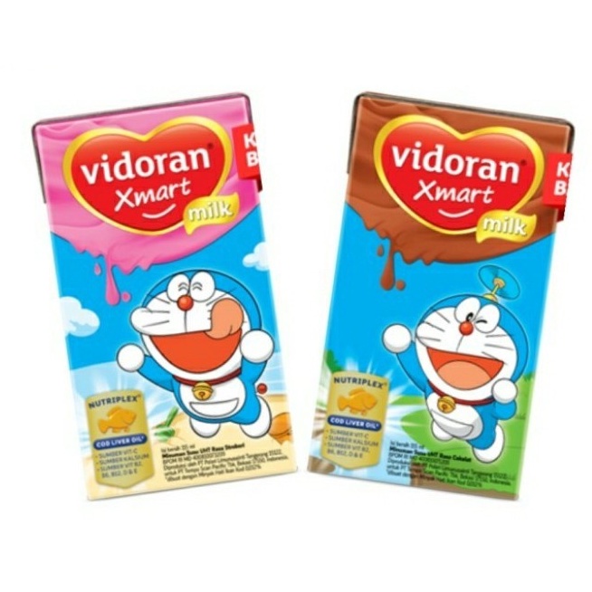 Jual VIDORAN Xmart UHT Susu Cair 115 ml | Shopee Indonesia