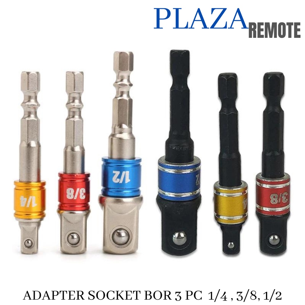 Jual SQUARE TO HEX SHANK SOCKET ADAPTER KONVERTER DRIVE IMPACT SOCKET ...
