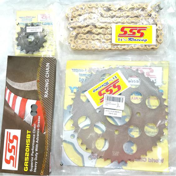 Jual Gearset Sss Tiger 200Cc Tipe 520 / Girset / Gear Set Sss Tiger ...