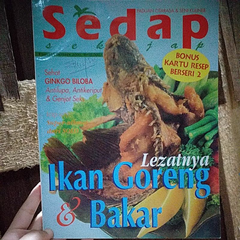 Jual Buku Majalah Sedap Sekejap Lezatnya Ikan Goreng dan Bakar (Resep ...