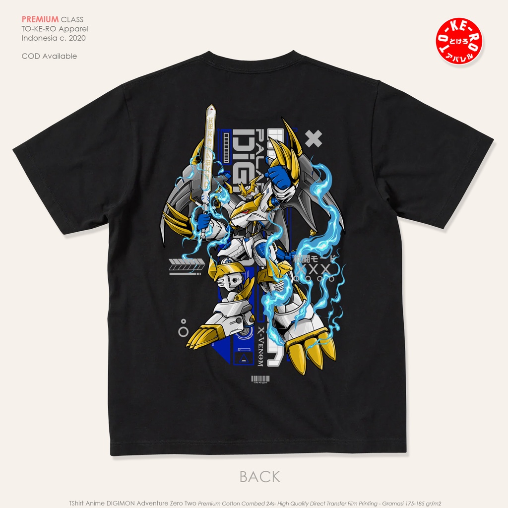 Jual [COD] Kaos Anime Digimon Adventure Zero Two - Imprialdramon ...