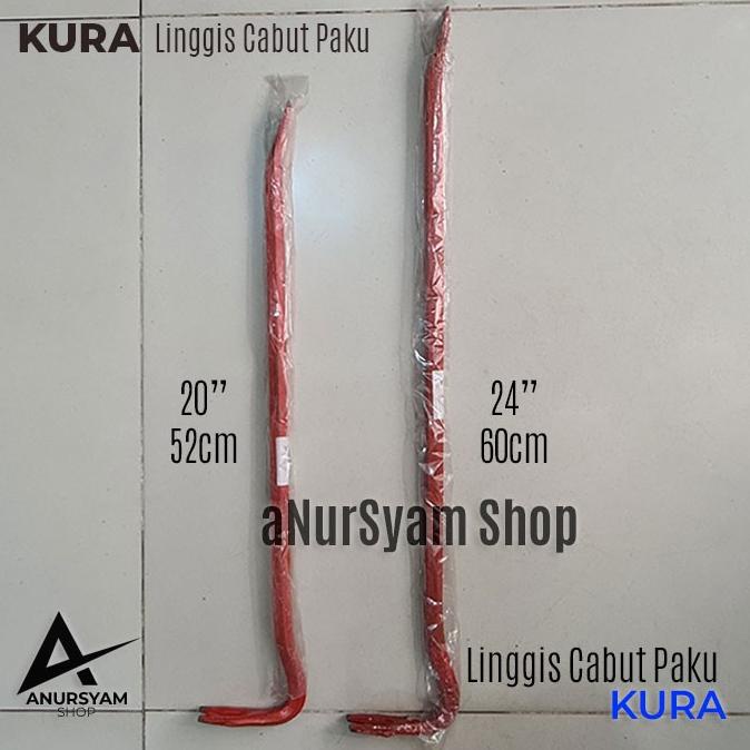 Jual Linggis Cabut Paku 24" 60cm KURA/ Linggis Cabut Paku 60cm anursy44 ...