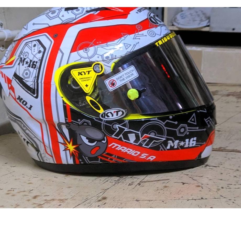 Jual Jangan Ketinggalan order.. Sticker Decal Helm KYT RC7 Part 1 ...