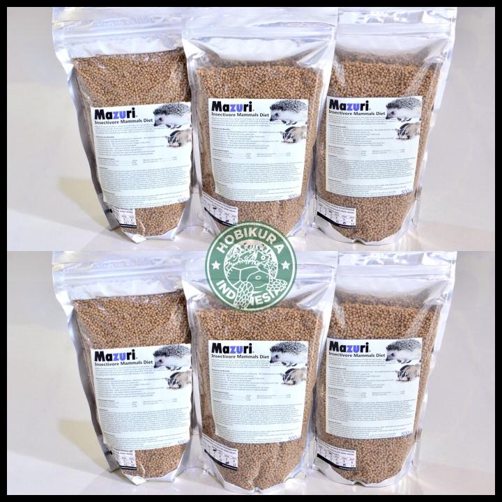 Jual Mazuri Insectivore Mammals Diet 500Gr Makanan Sugar Glider Landak ...