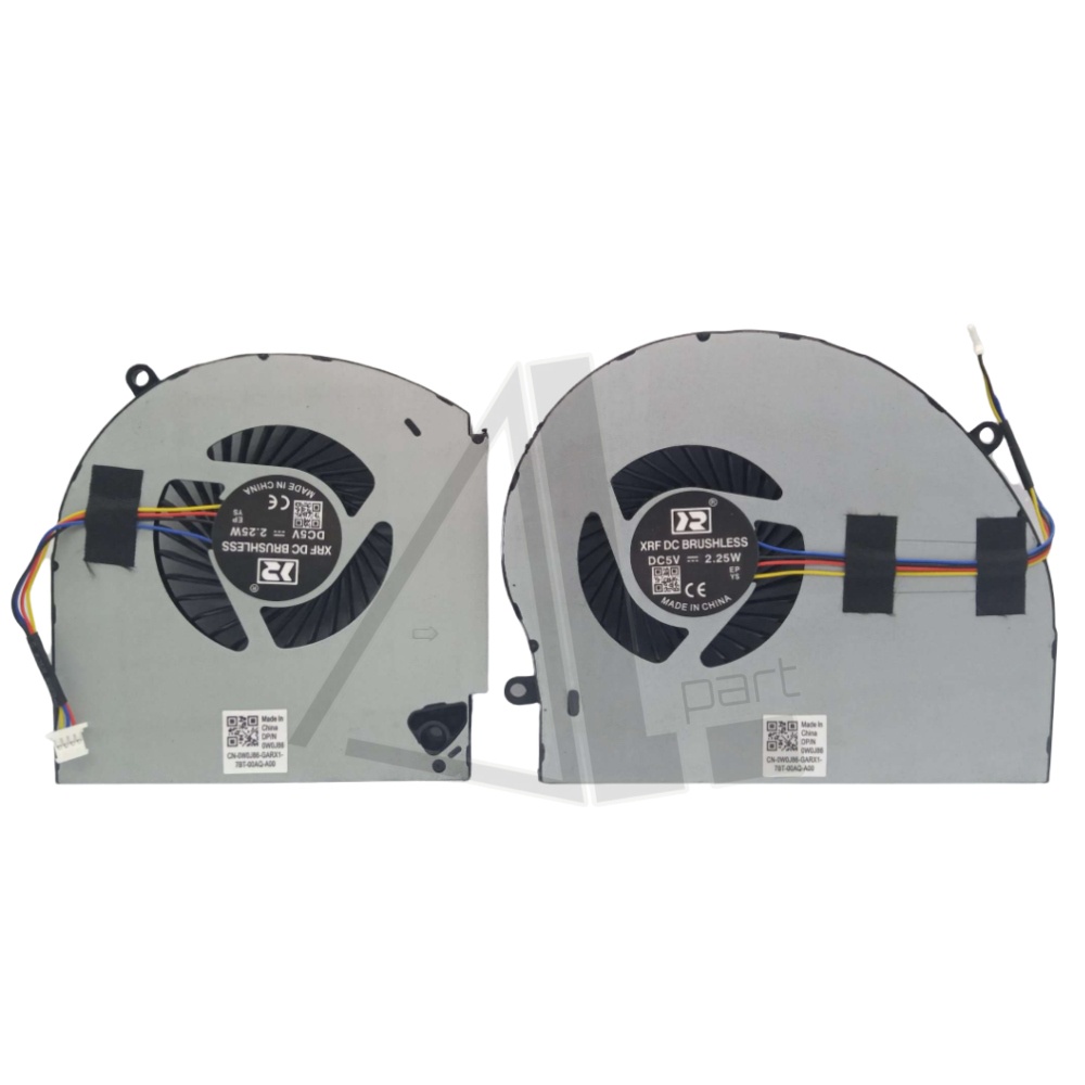 Jual Fan Laptop Alienware 17 R4 GTX 1070 L+R Kipas Laptop Sepasang CPU ...