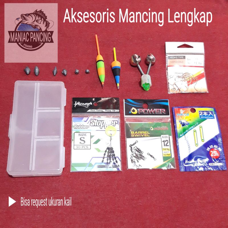 Jual Paket Lengkap Aksesoris Perlengkapan Mancing | Shopee Indonesia
