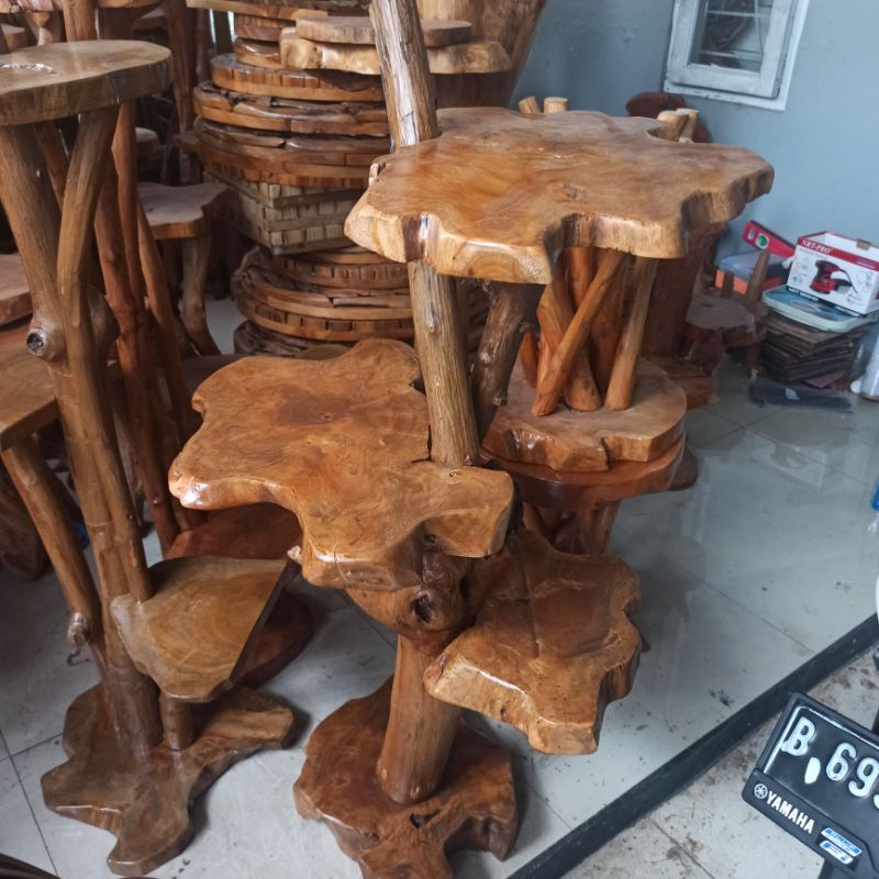 Jual Rak Bunga Kayu Jati | Shopee Indonesia