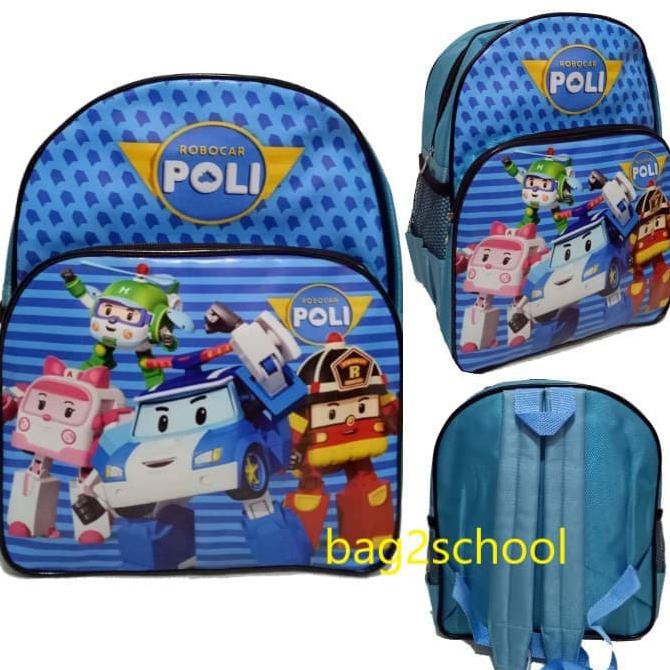 Jual Tas Sekolah / Backpack Anak Tk / Paud Robocar Poli | Shopee Indonesia