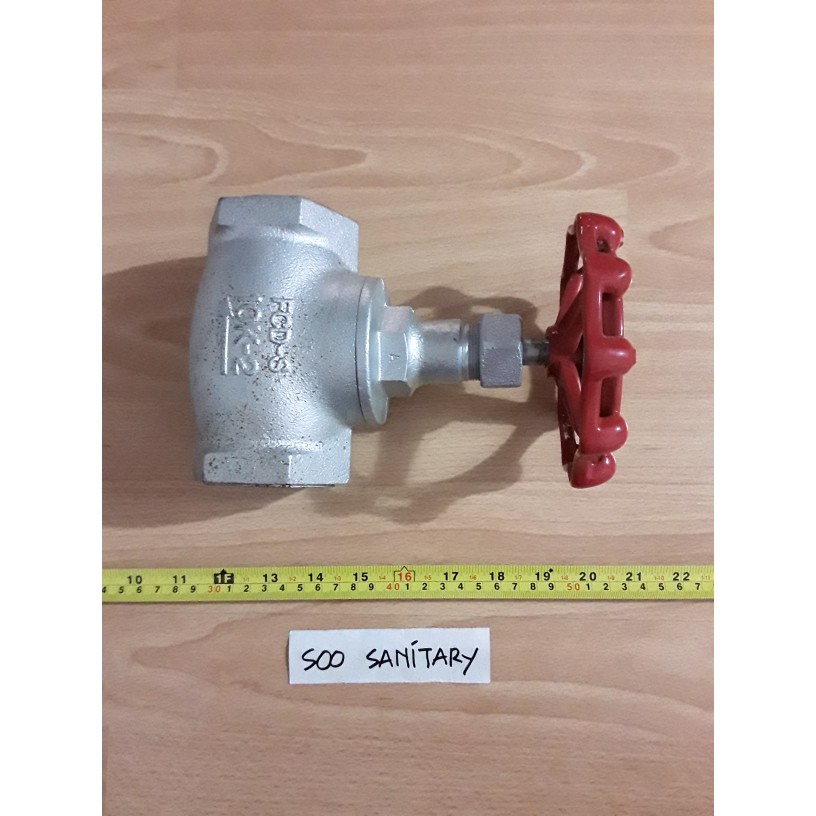 Jual Promo Stop Kran Uap Globe Valve Drat 10 K 2 KITAZAWA Original ...