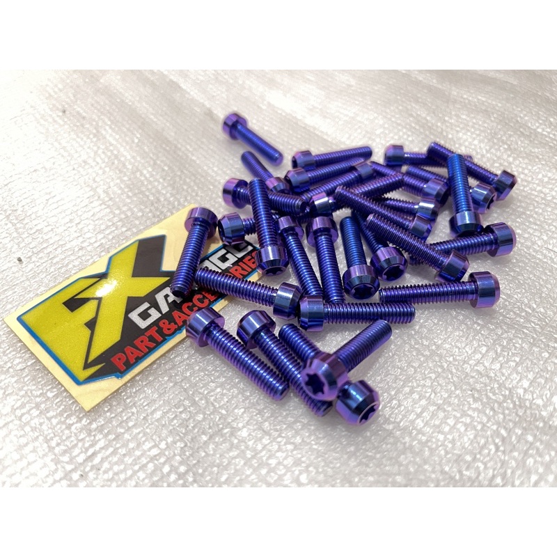 Jual Baut 10 (M6) titanium GR5 | Shopee Indonesia