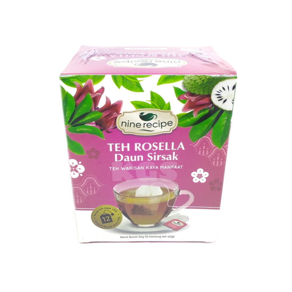Jual TEH ROSELLA DAUN KELOR DAUN SIRSAK DAUN KAYU PUTIH Merk NINE ...