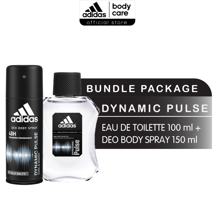 Jual PAKET Adidas DYNAMIC PULSE Eau de Toilette 100ml +Deo Body Spray ...
