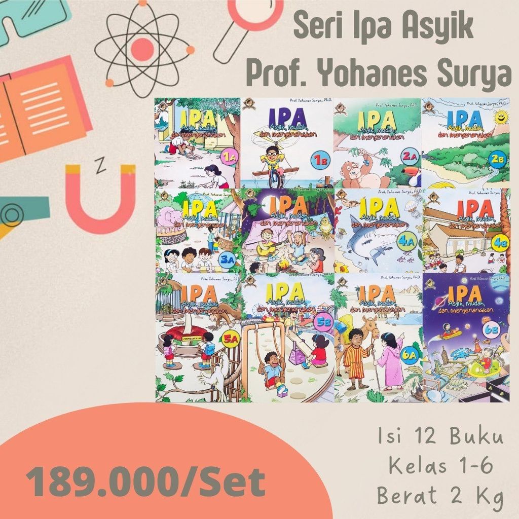 Jual TAMBANG EMAS// BUKU ANAK/Buku Seri IPA Asyik Kelas 1-6 / buku ... Jual TAMBANG EMAS// BUKU ANAK/Buku Seri IPA Asyik Kelas 1-6 / buku ...