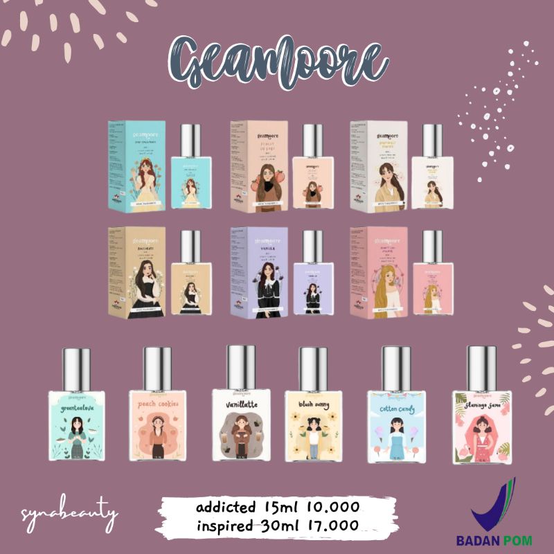 Jual [READY ALL VARIAN] GEAMOORE Addicted 15ml | inspired 30ml parfum ...